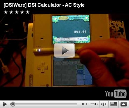 Confira novo vídeo da DSi Calculator Animal Crossing Style - Nintendo Blast